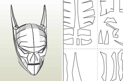 batman beyond mask o head