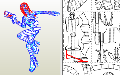 Samus girl in pepakura .pdo